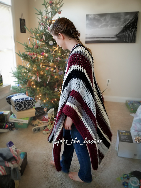 Ravelry: The Maggie Ruana pattern by Jessica Fulcher