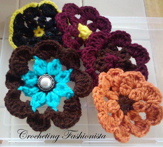 Ravelry: Jess Signature Flower pattern by Jessica King-Cason