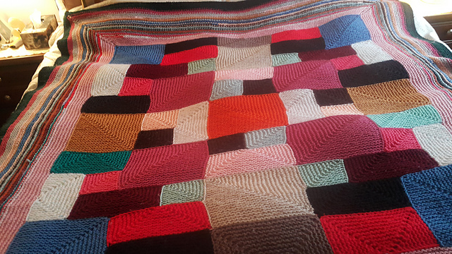 Ravelry: JessicaJean's Girard & Lodhi's Rambling Rows Afghan