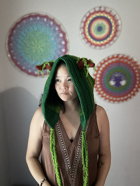 Ravelry: Forest Goblin Hood pattern by Jessica Brewer