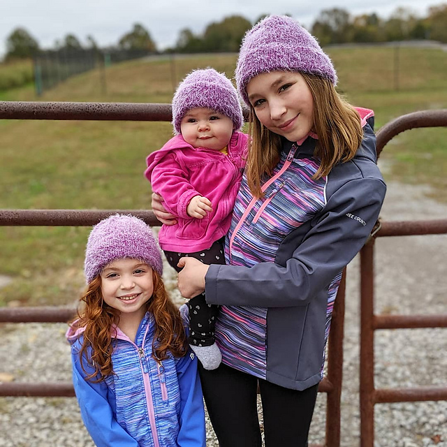 Ravelry: Double Brim Fuzzy Beanie pattern by Jessica Paz Creates