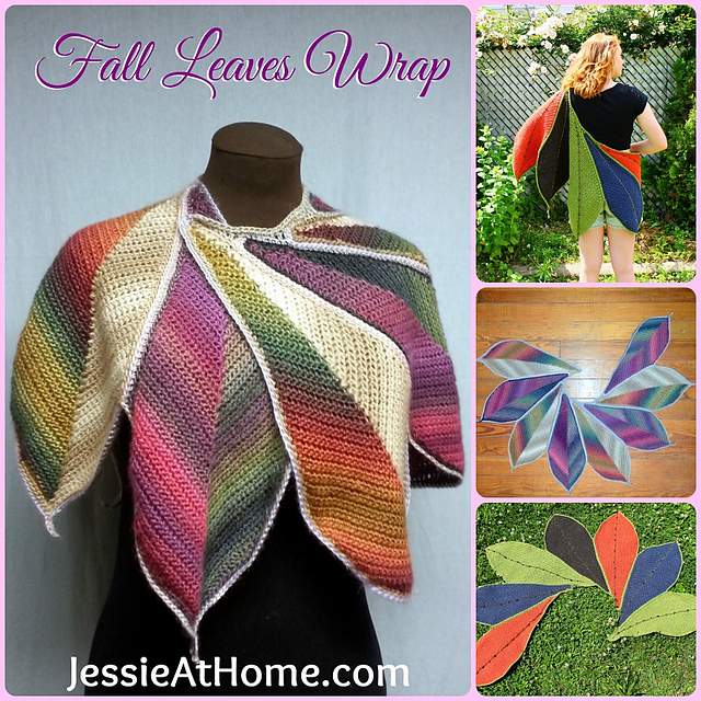 Ravelry: Fall Leaves Wrap pattern by Jessie Rayot
