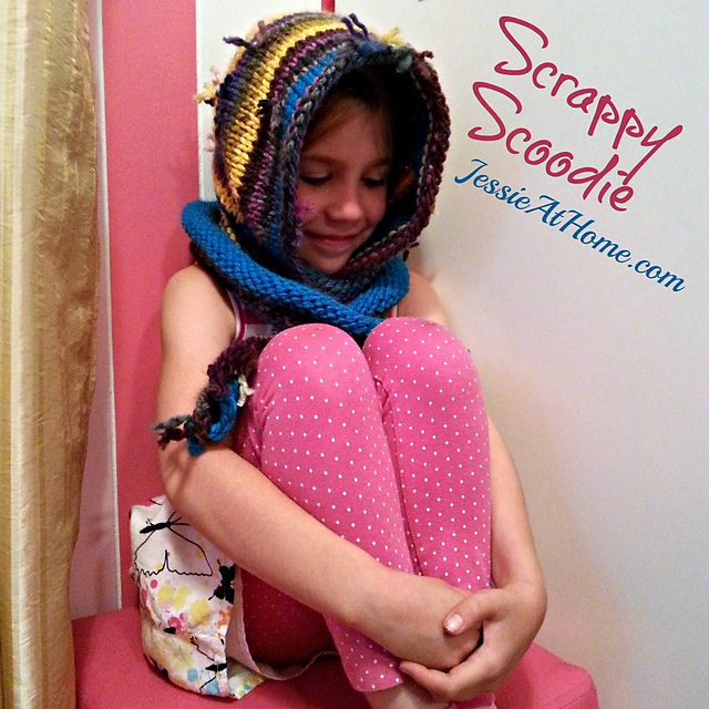 Ravelry: Scrappy Scoodie (knit) pattern by Jessie Rayot