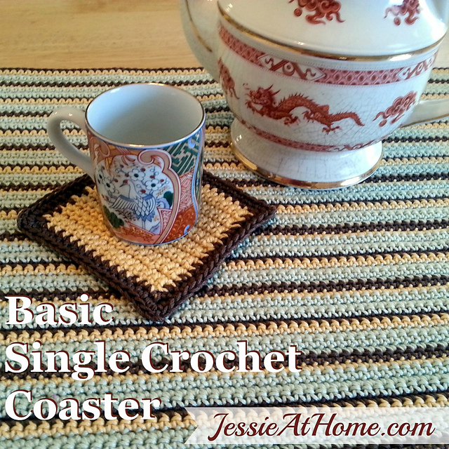 Ravelry: Basic Single Crochet Coaster pattern by Jessie Rayot