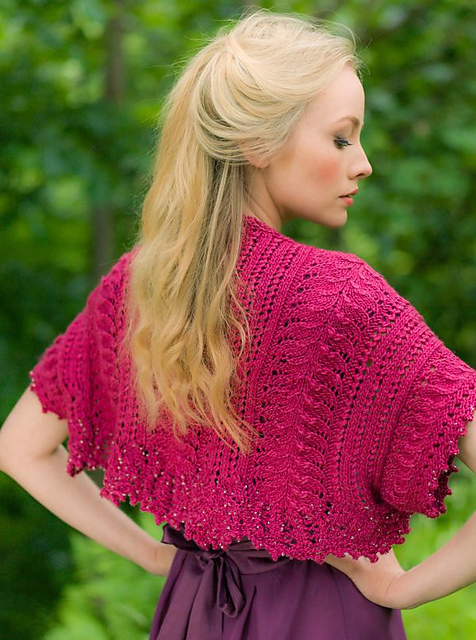 Ravelry: Basie Shrug pattern by Louisa Harding