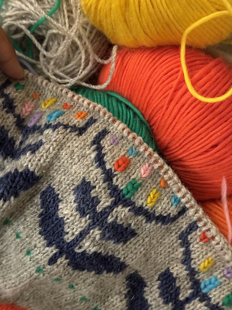 Ravelry: JetSetMill's Multi Coloured Polina pullover