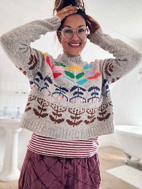 Ravelry: JetSetMill's Multi Coloured Polina pullover