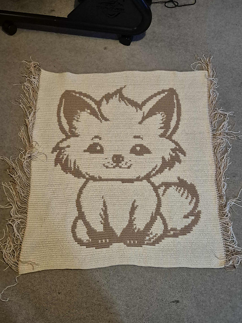 Ravelry: Baby Fox Reversible & Mosaic Overlay Blanket pattern by ...