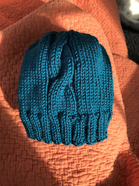 Ravelry: Basic Cable Stocking Hat pattern by Hill Vintage and Knits