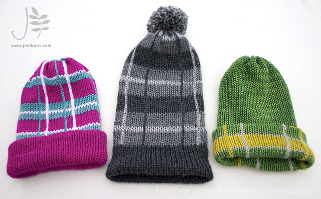 Ravelry: JimiKnits' Plaid Hat - Addi Express