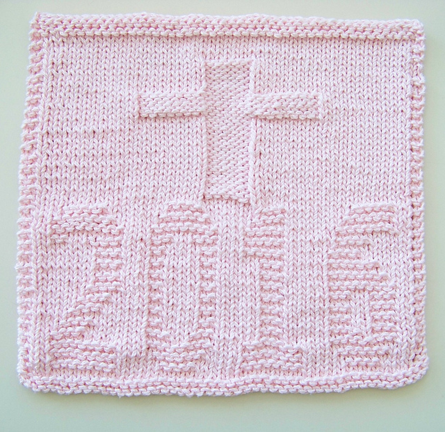 Ravelry: Kitchen Dishcloth ~ 2016 with Cross pattern by Joan Laws