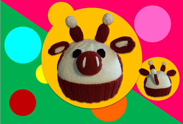 Ravelry: Giraffe Boddle Hat pattern by Joanna Owens