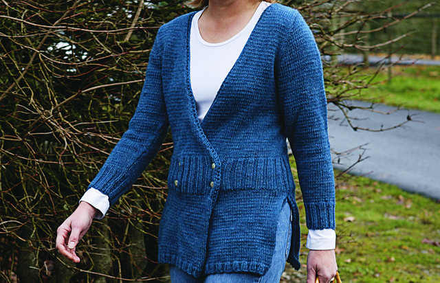 Ravelry: Wrap-Around Cardigan pattern by Joanne Seiff
