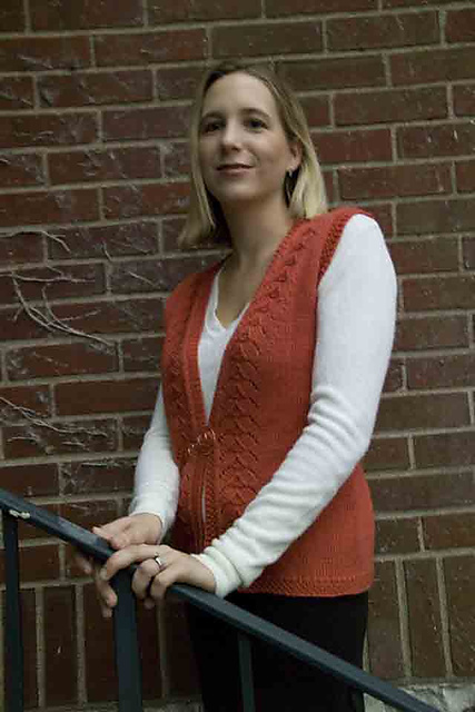 Ravelry: Fishtail Vest pattern by Terri Shea