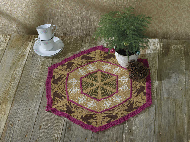 Ravelry: Centerpane Table Mat pattern by Jocelyn Tunney