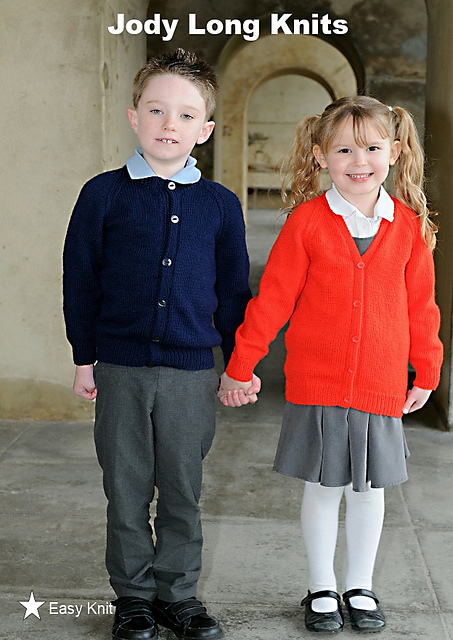 Ravelry: School Cardigans pattern by Jody Long
