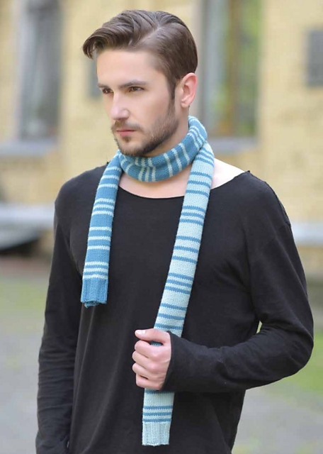 Ravelry: Easy Striped Scarf pattern by Jody Long