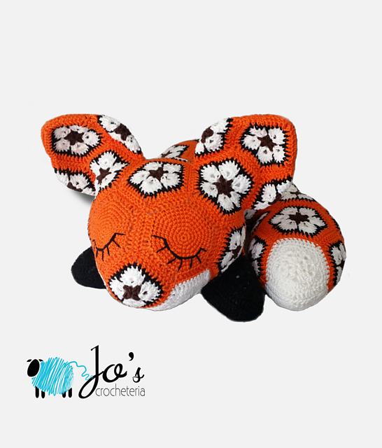 Ravelry: Megan the African Flower Fox pattern by JOs Crocheteria