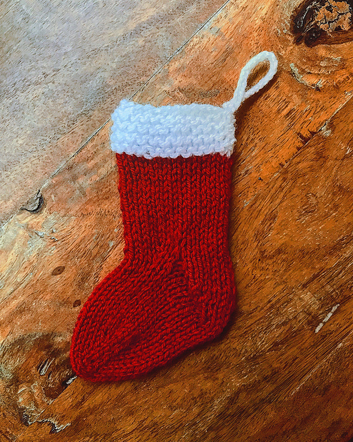Ravelry: Christmas Stocking Ornament pattern by Johnny Vasquez