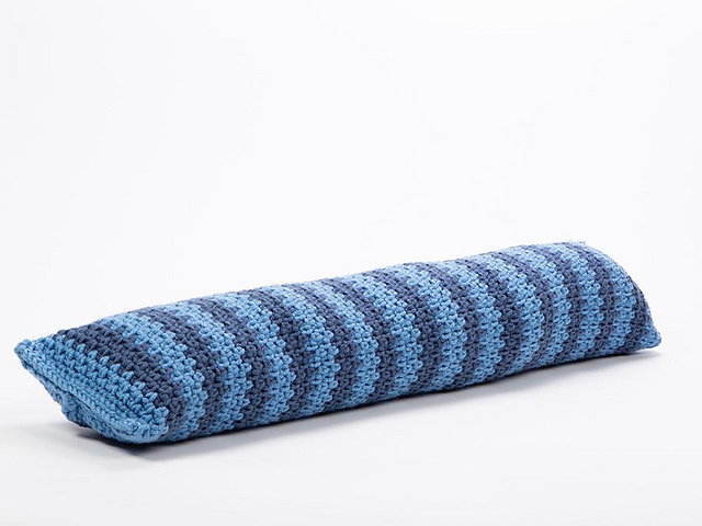 Ravelry: Linen Stitch Draught Excluder pattern by Jo Janes