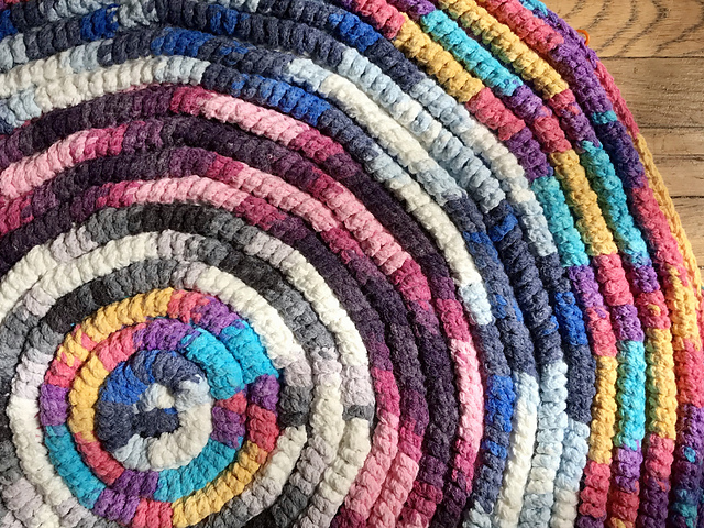 Ravelry: Funky Fun Circular Rug pattern by Crystal White-Van Cleemput