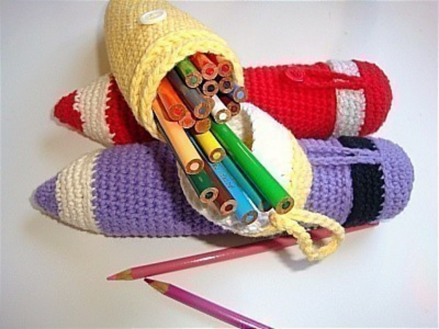 Ravelry: Color Pencil Holder pattern by JollyStar (Amber Jolly)