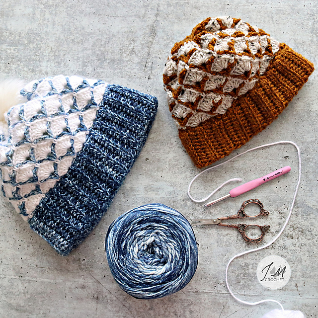 Ravelry: Shells of One-Color Hat pattern by Jonna Martinez