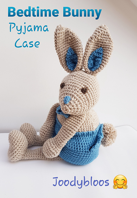 Ravelry: Bedtime Bunny Pyjama Case pattern by Jude Llewellyn