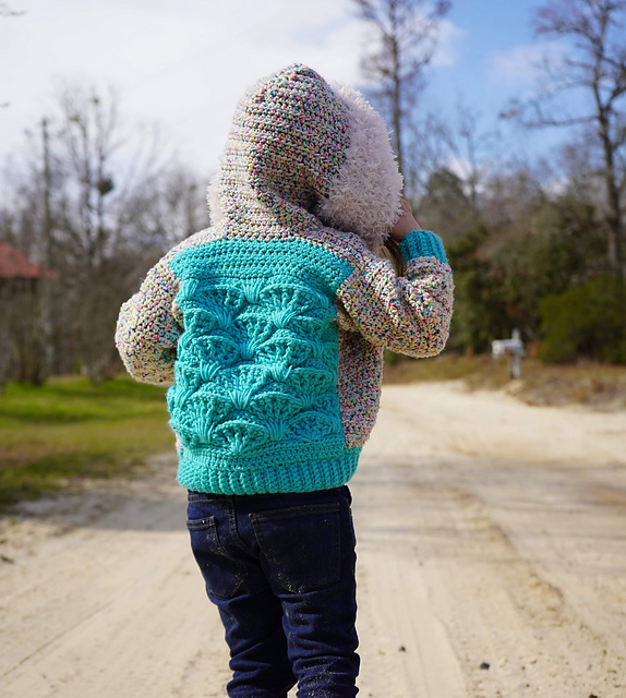 Ravelry: Winter Thistle Bomber Jacket (Child) pattern by Anastasia R Smith