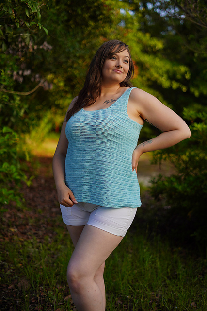 Ravelry: Diamond's In The Sky Tank Top pattern by Anastasia R Smith