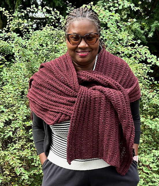 Ravelry: It's A Wrap pattern by Joy Friedman