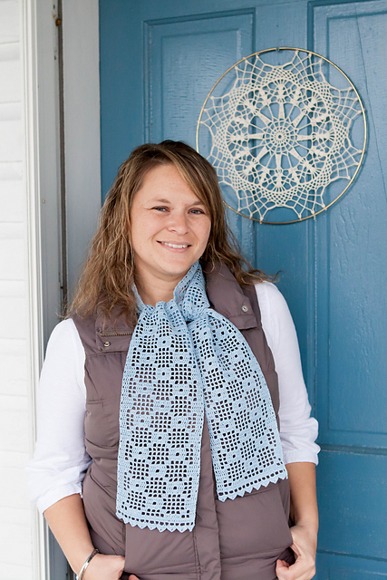 Ravelry: Climbing Trellis Scarf pattern by Joyce Geisler