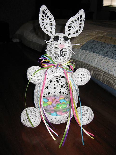 Ravelry: Easter Bunny Candy Dish pattern by Joyce Geisler