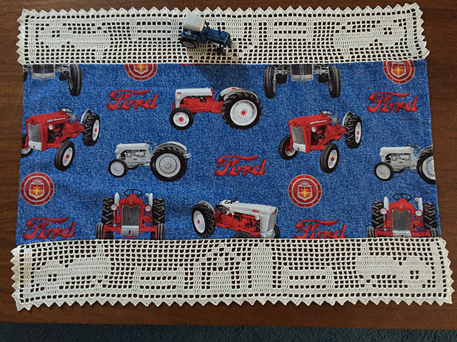 Ravelry: Tractor Barn and Fence Edging pattern by Joyce Geisler