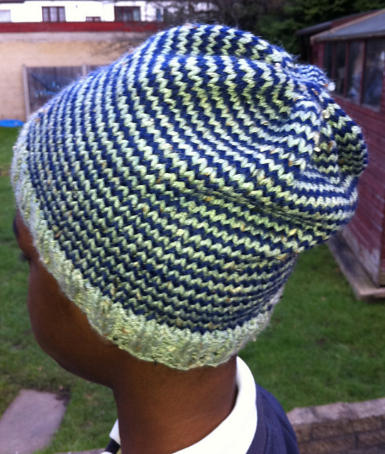 Ravelry: Reversible Helical Striped Hat pattern by Joy Okonkwo