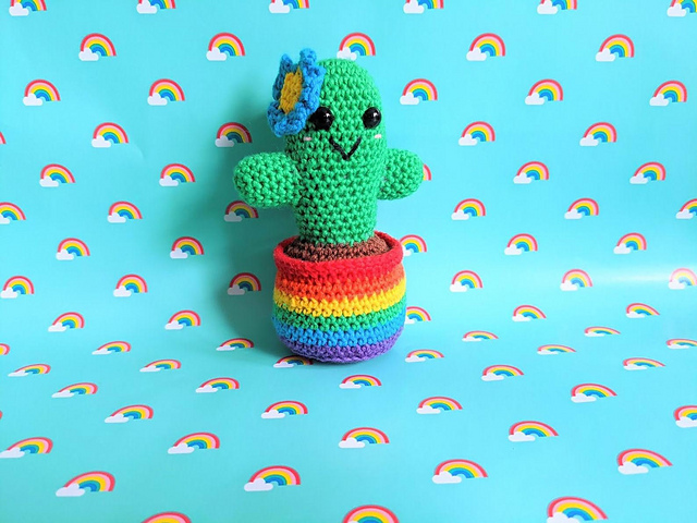 Ravelry: Crochet Pride Cactus pattern by Jack Lewis-Edney