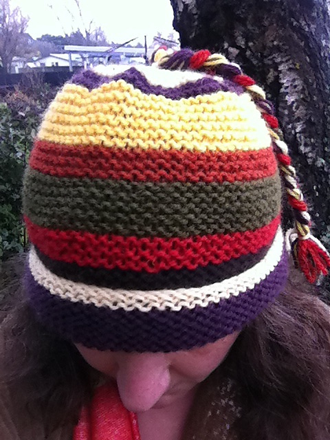 Ravelry: "Doctor Who" Scarf Beanie pattern by The Knit Guru