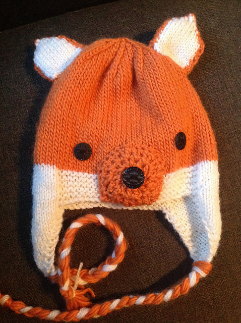 Ravelry: Fox Beanie Knitting Pattern pattern by The Knit Guru