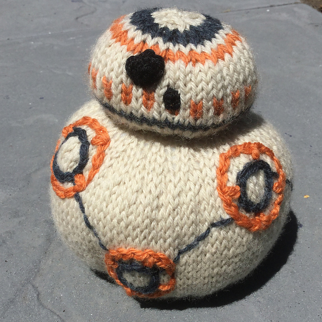 Ravelry: BB8 Droid from Star Wars pattern by The Knit Guru