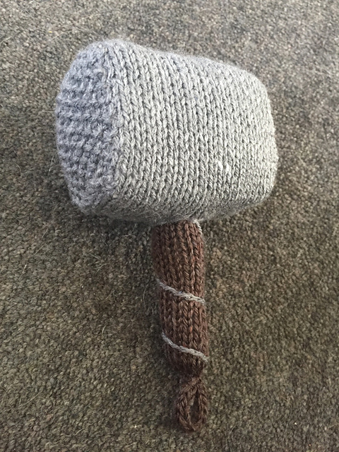 Ravelry: Mjolnir Hammer of Thor pattern by The Knit Guru