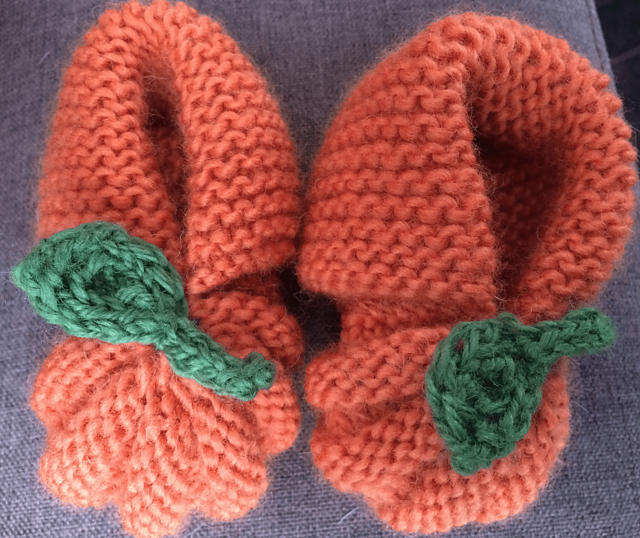 Ravelry: Pumpkin Booties pattern by The Knit Guru