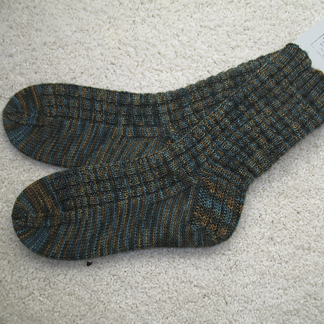 Ravelry: Waffle Socks pattern by Judith Brodnicki