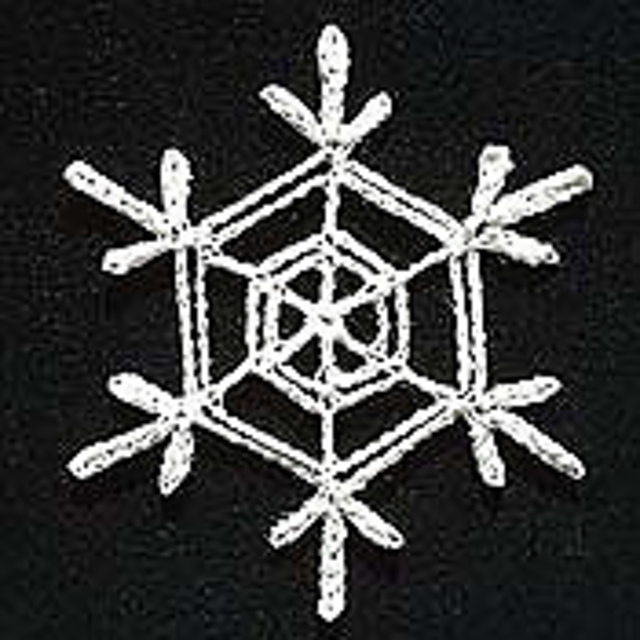 Ravelry: Simple Snowflake pattern by JudyK