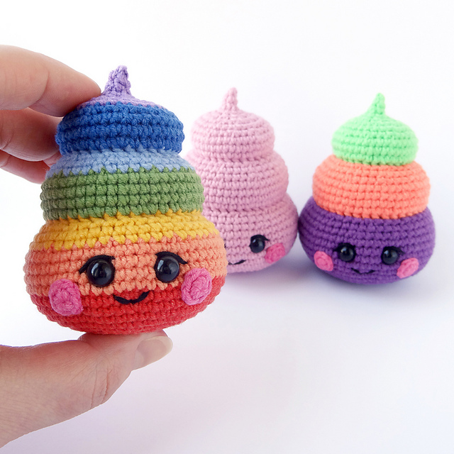 Ravelry: Rainbow Poop pattern by Yuliia Matiienko