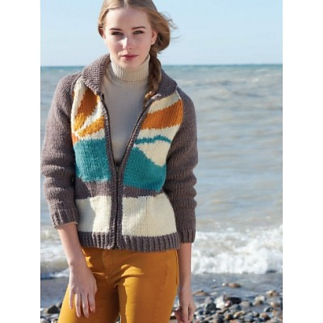 Ravelry: Coastal Cardi pattern by Julia Madill