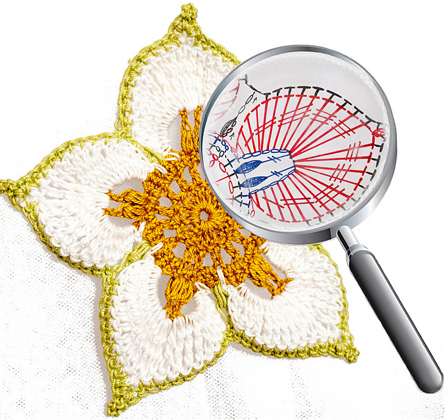 Ravelry: Flower Talisman pattern by Julia Tushnicka