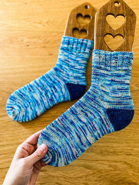 Ravelry: My Perfect Top Down Socks pattern by Twin Stitches Designs