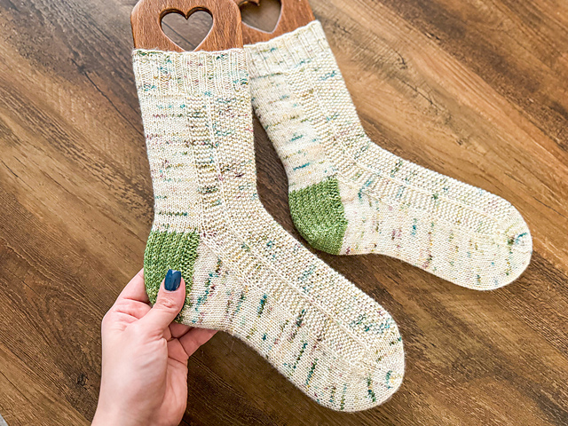 Ravelry: Enchanted Garden Socks pattern by Twin Stitches Designs