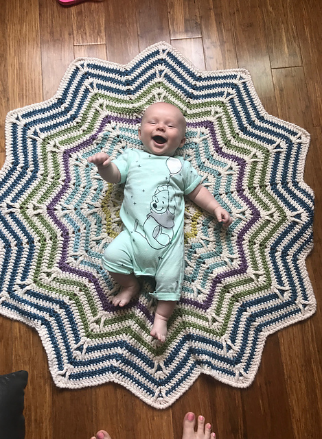 Ravelry: Savannah Round Ripple pattern by Julie Yeager