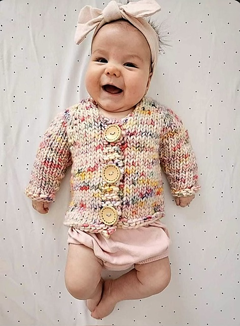 Ravelry: Hawser Baby Cardi pattern by Vanessa Ewing